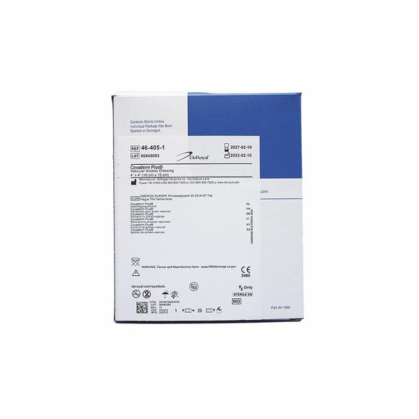 DRESSING - COVADERM PLUS VASCULAR ACCESS 4"X4" - QMed Corporation