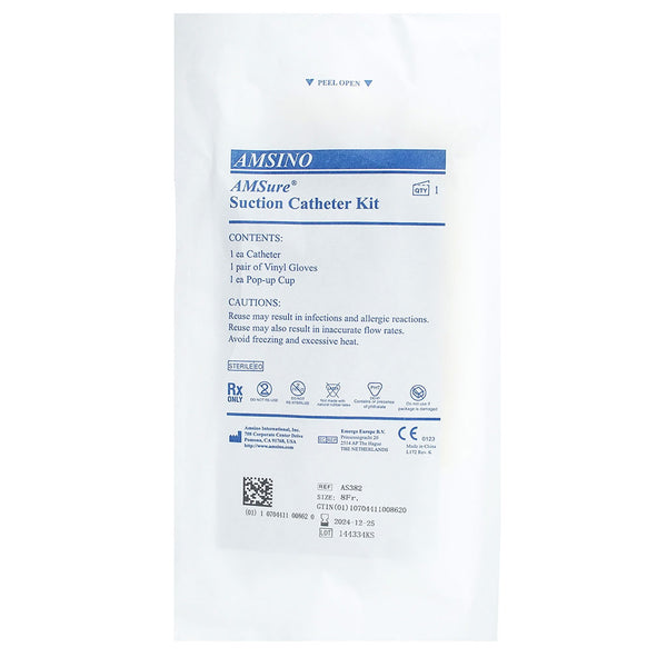 AMSure Suction Catheter Kit, 8Fr, Sterile - QMed Corporation