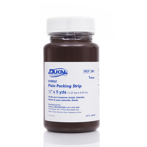 Plain Packing Strip, 1/2"X5YDS, Sterile - QMed Corporation