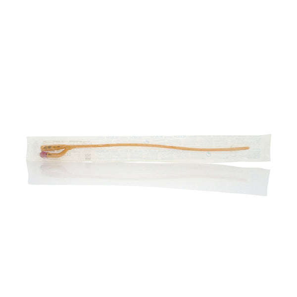 Rusch Gold Foley Catheter, Balloon 2 Way 18Fr 5 cc, Silicone Coated La ...