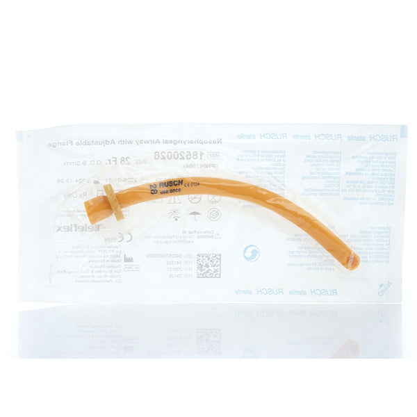 Nasopharyngeal Airway, with Adjustable Flange 28Fr - QMed Corporation